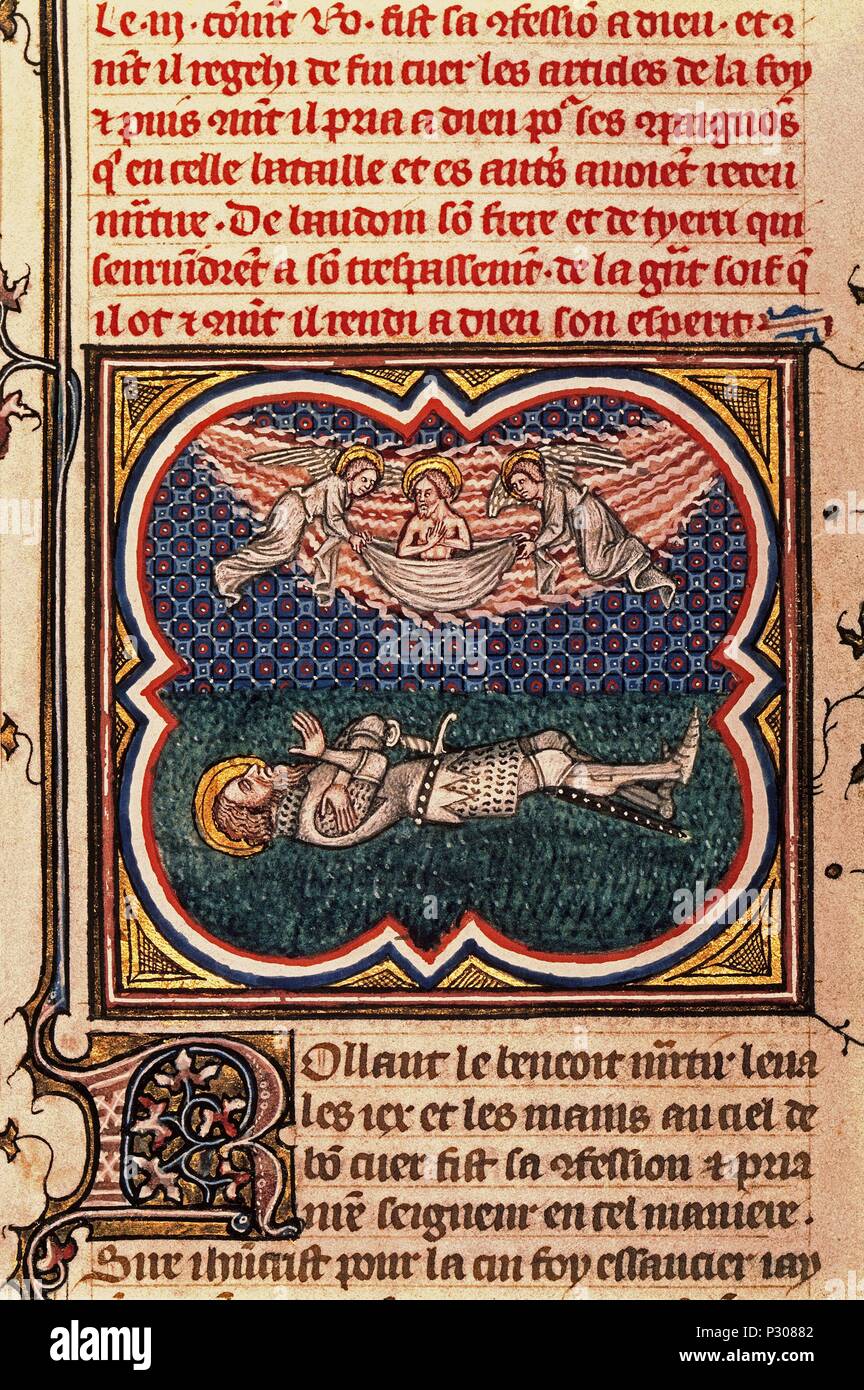 Great Chronicles of France. Song of Roland: Death of Roland in ...