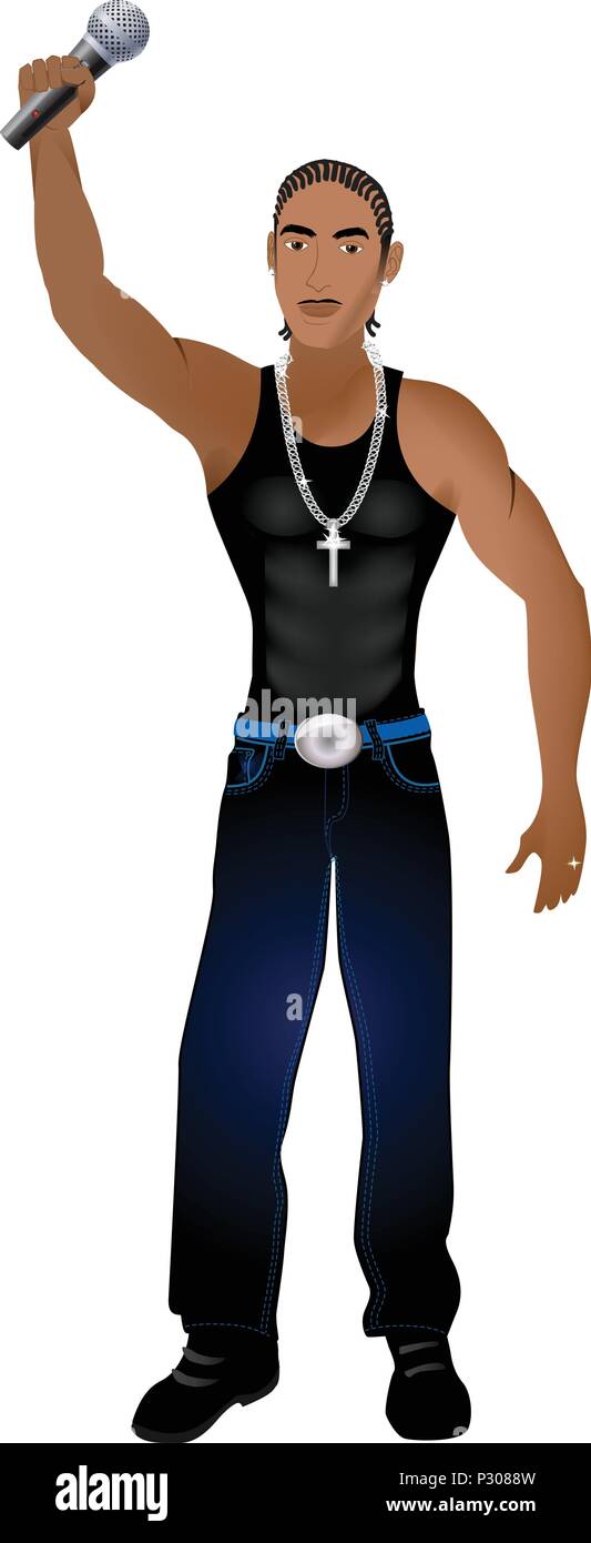 Rapper vector vectors hi-res stock photography and images - Alamy