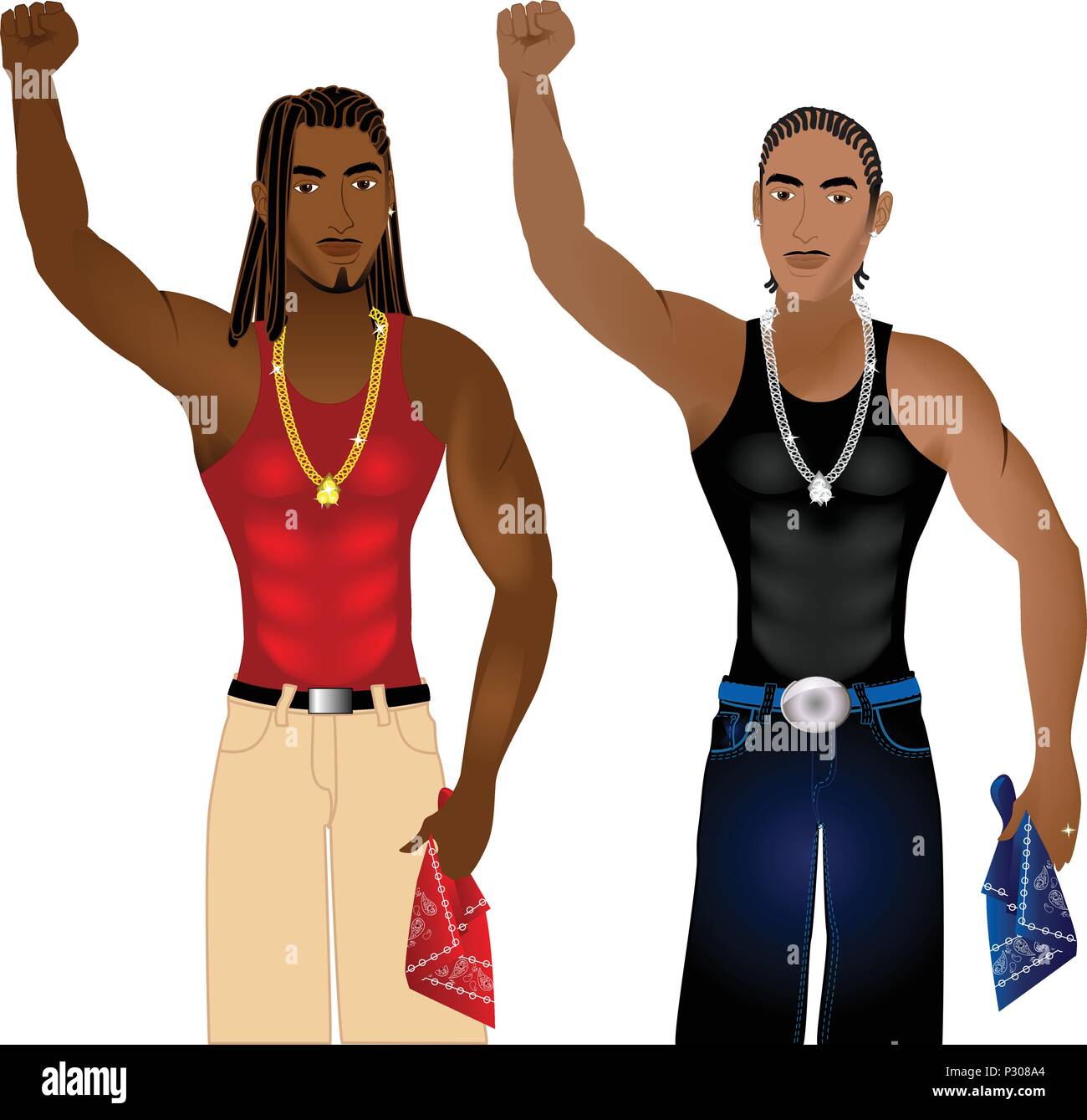 Chain gangs Stock Vector Images - Alamy