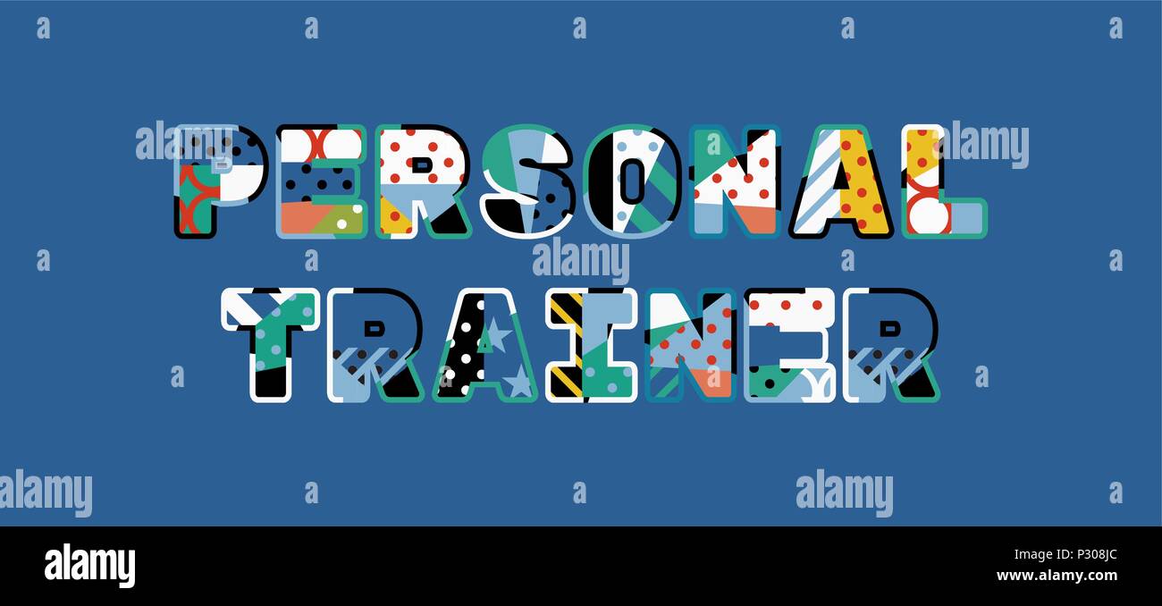 Trainer word Stock Vector Images - Alamy