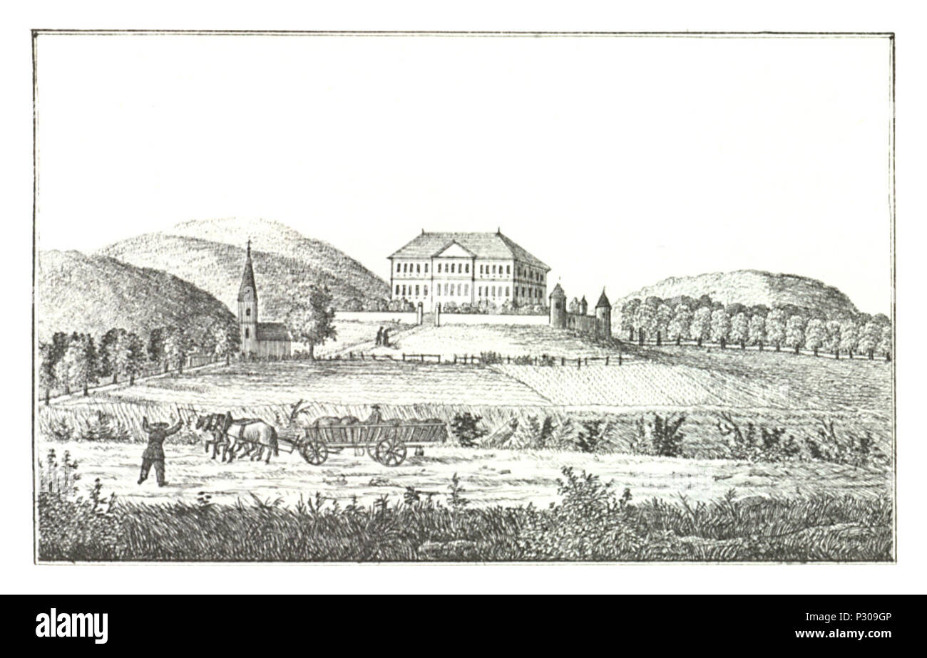 021 Schloss Dornau im Marburger Kreis - J.F.Kaiser Lithografirte ...