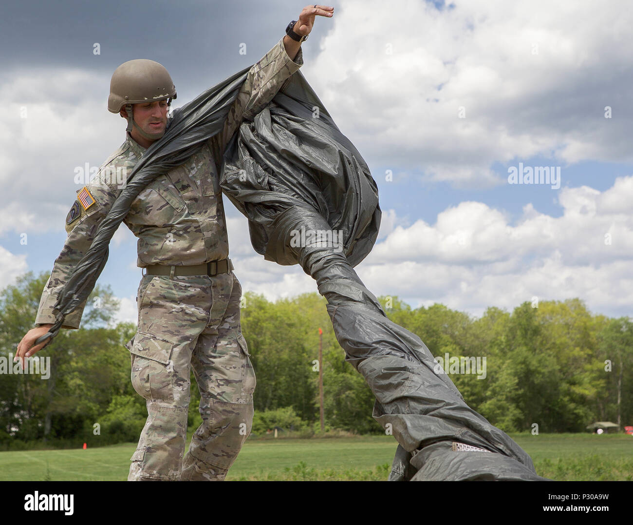 U.S. Army Staff Sgt. Michael Santoro, assigned to 95th Civil Affairs ...