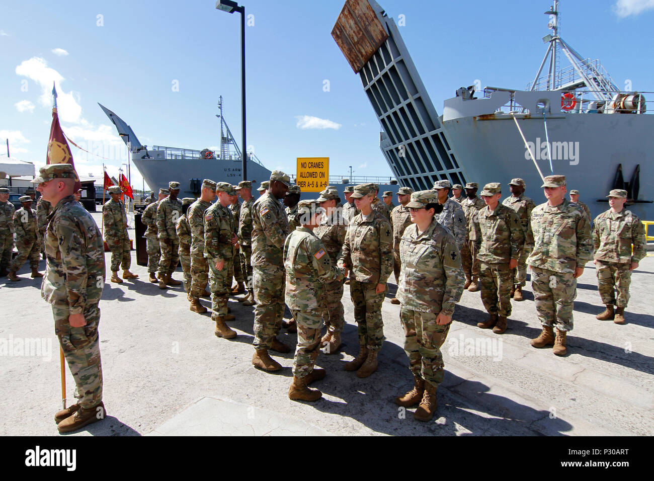 Army mariners from the 605th Transportation Detachment and 545th ...
