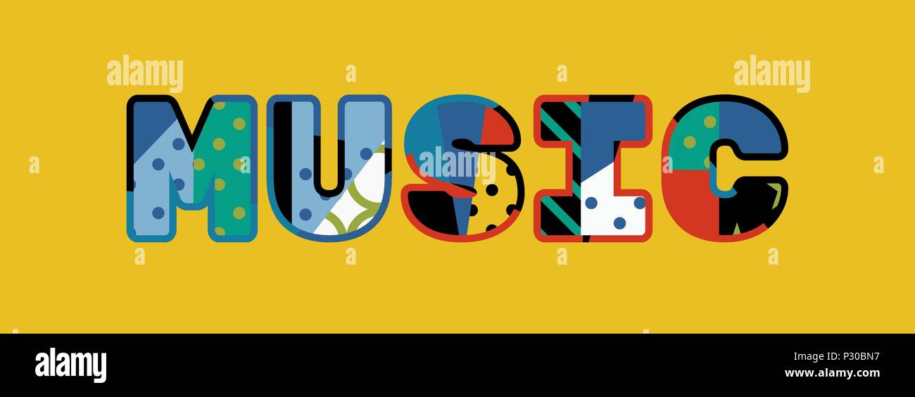 The Word Music In Different Fonts