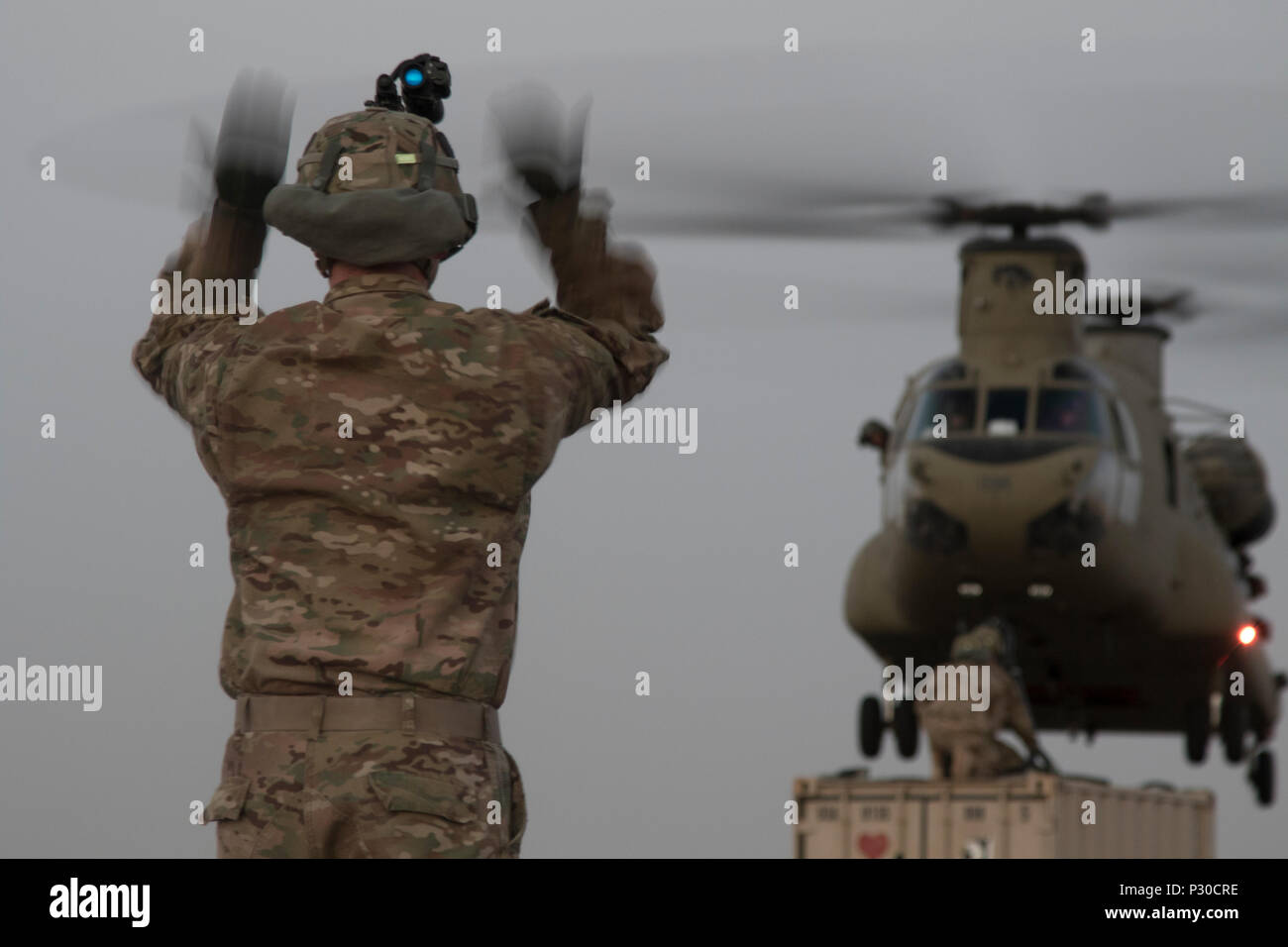 A Soldier from 526th Brigade Support Battalion, 2nd Brigade Combat Team ...