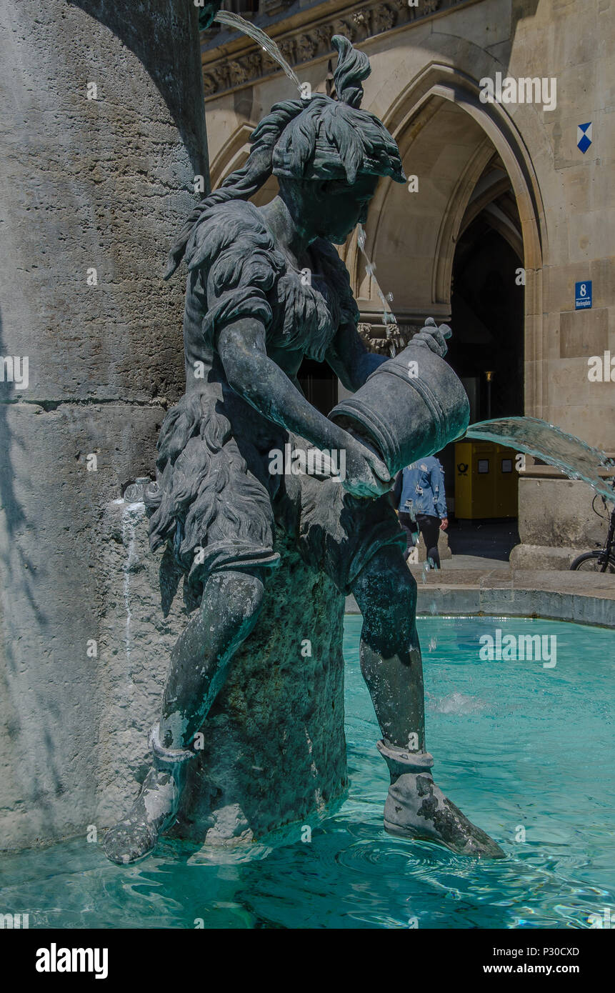 The Fish Fountain, or as it is called in Germen, Fischbrunnen, is a ...