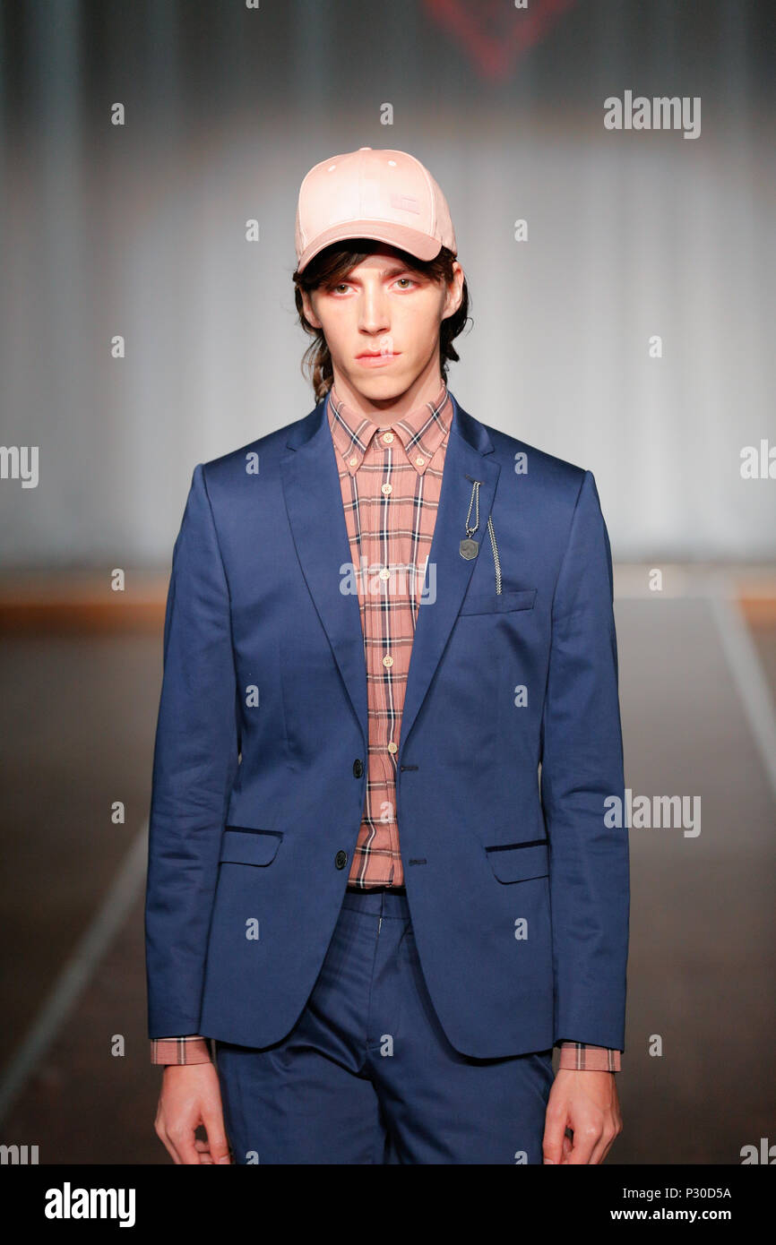 London Fashion Week Mens British designer Ben Sherman presenting Summer ...
