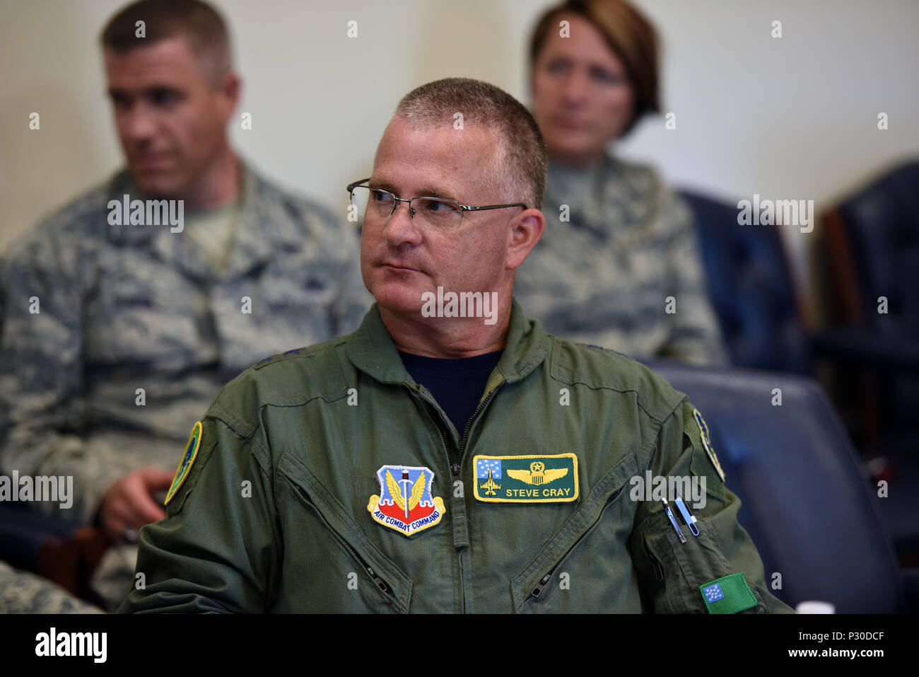 Air Force Maj. Gen. Steven Cray, adjutant general, Vermont National ...