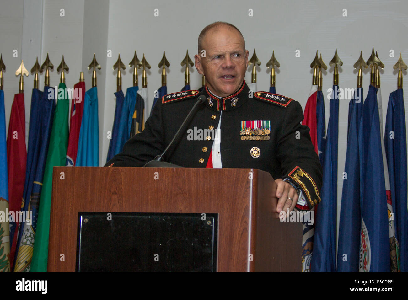Commandant of the Marine Corps Gen. Robert B. Neller speaks at the ...