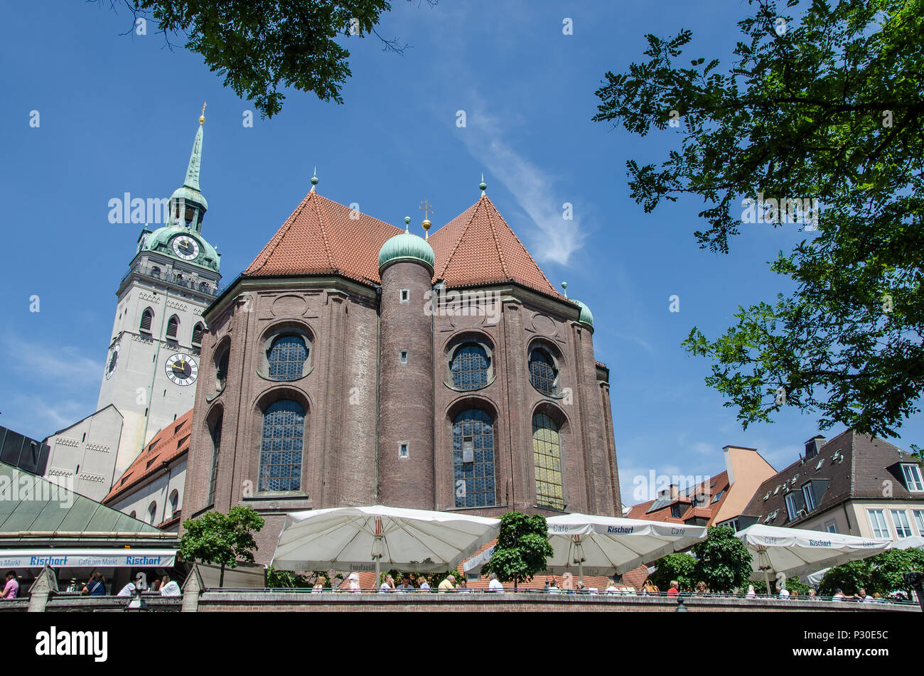 "The Church of St. Peter” is one of Munich’s landmarks, the oldest ...