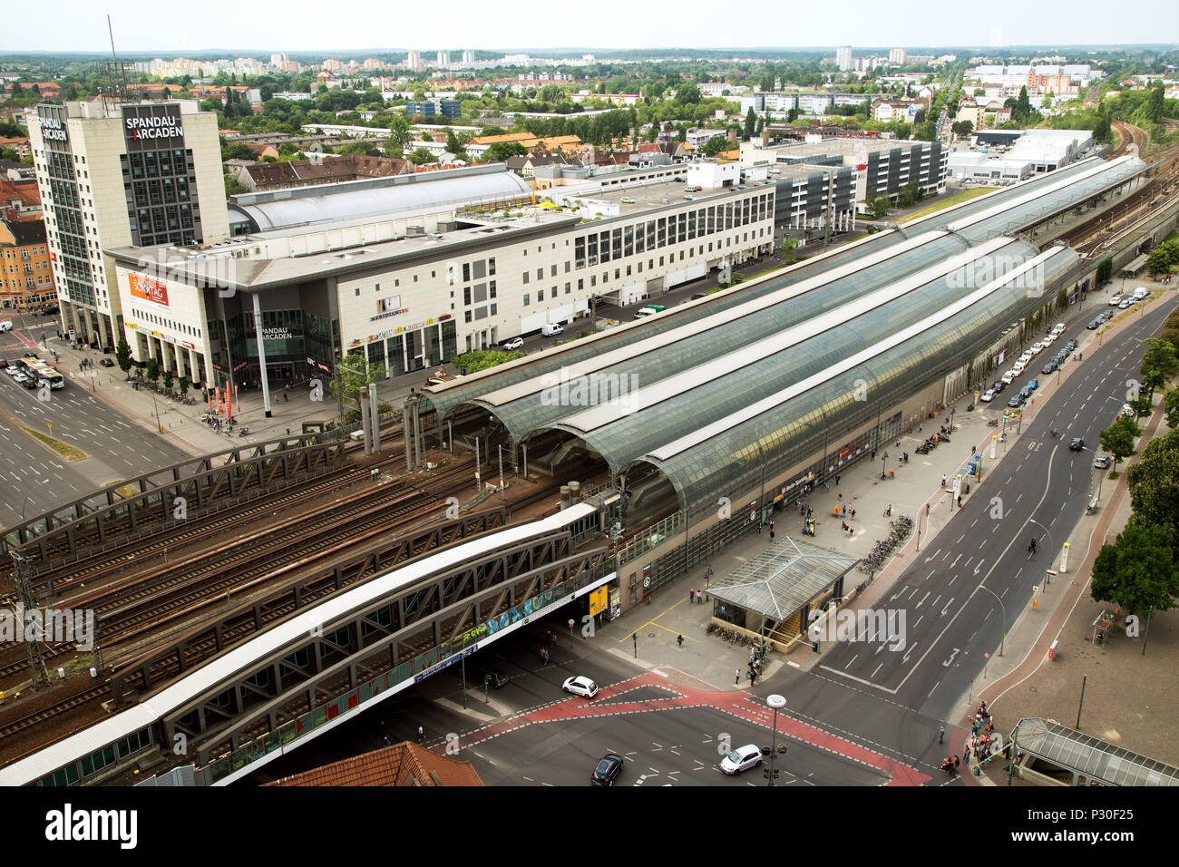 Berlin, Germany, View of the station Spandau Stock Photo - Alamy