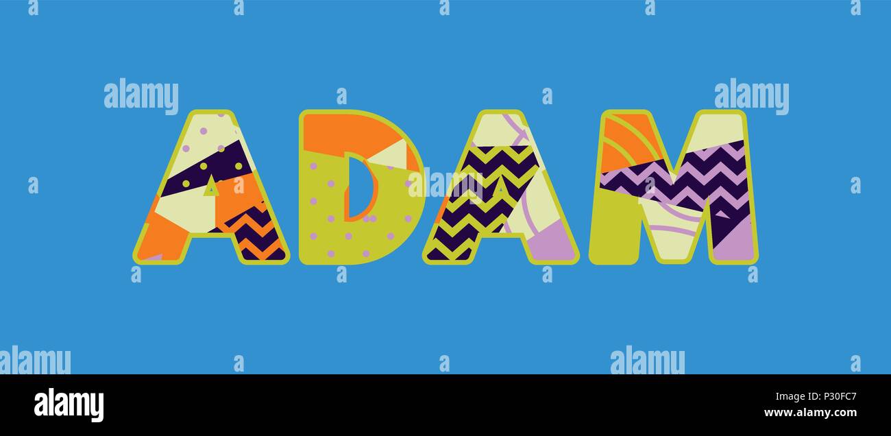 Adam eve concept theme written Stock Vector Images - Alamy