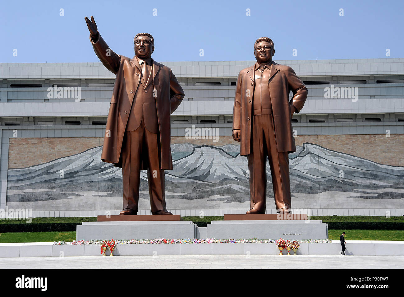Pyongyang, North Korea, Grossmonument Mansudae Stock Photo - Alamy