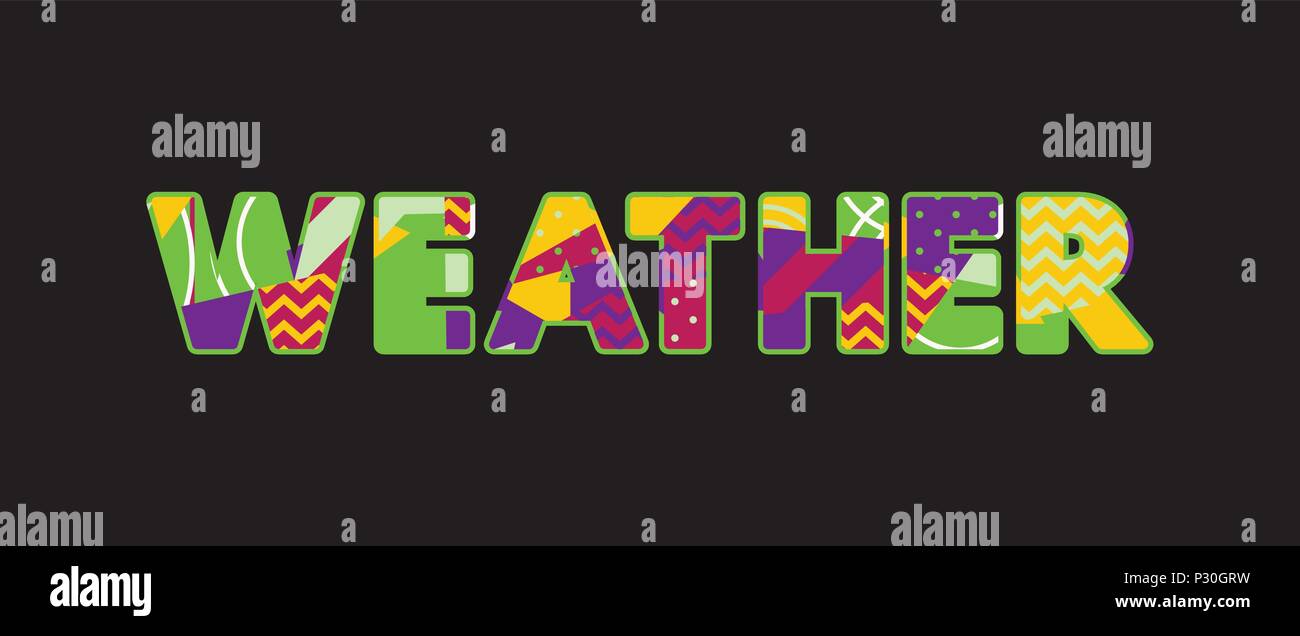 Weather conditions forecast Stock Vector Images - Alamy
