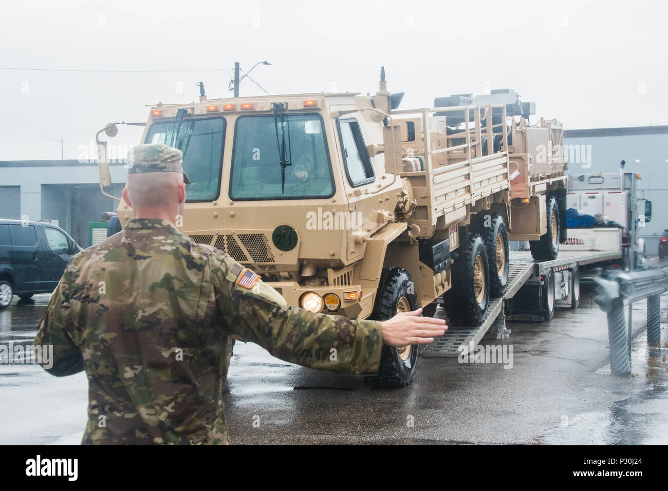 A member from South Carolina Army National Guard's 263rd Army Air and ...