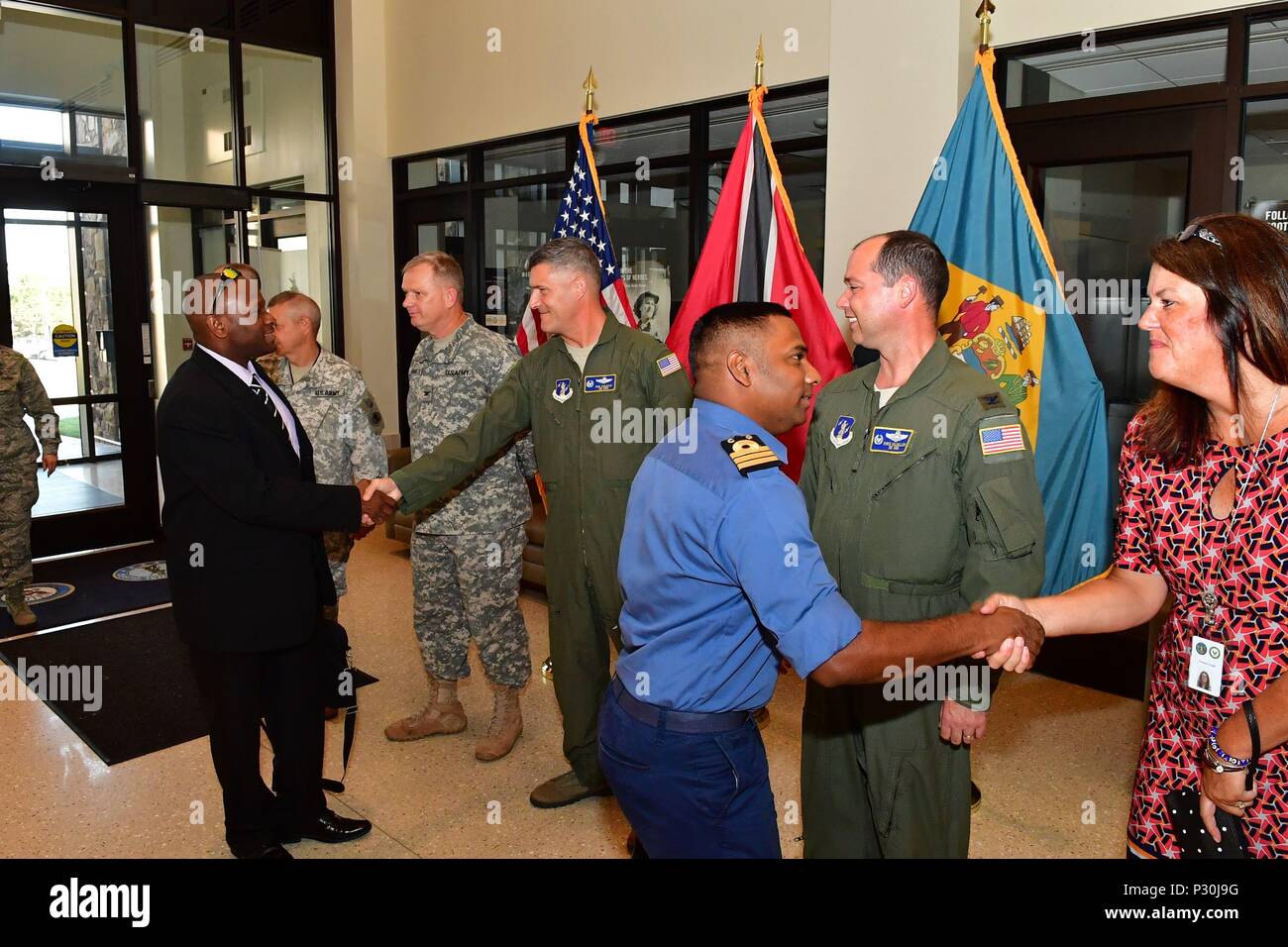 166th Airlift Wing Commander Col. Rob Culcasi and Operations Group ...