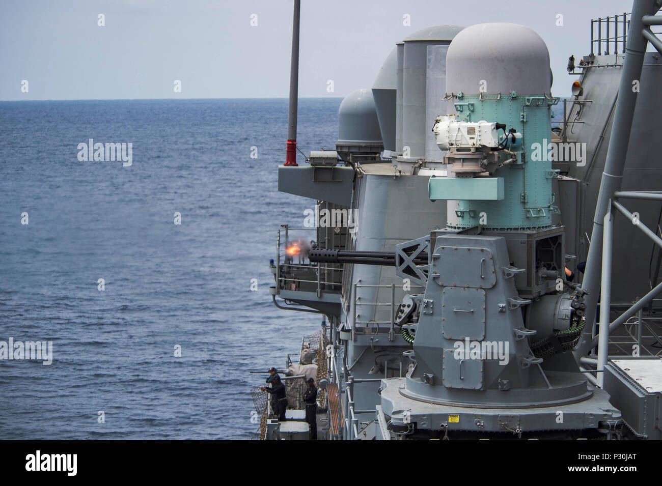 160812-N-MD297-027 PACIFIC OCEAN (Aug. 12, 2016) A Phalanx close-in ...