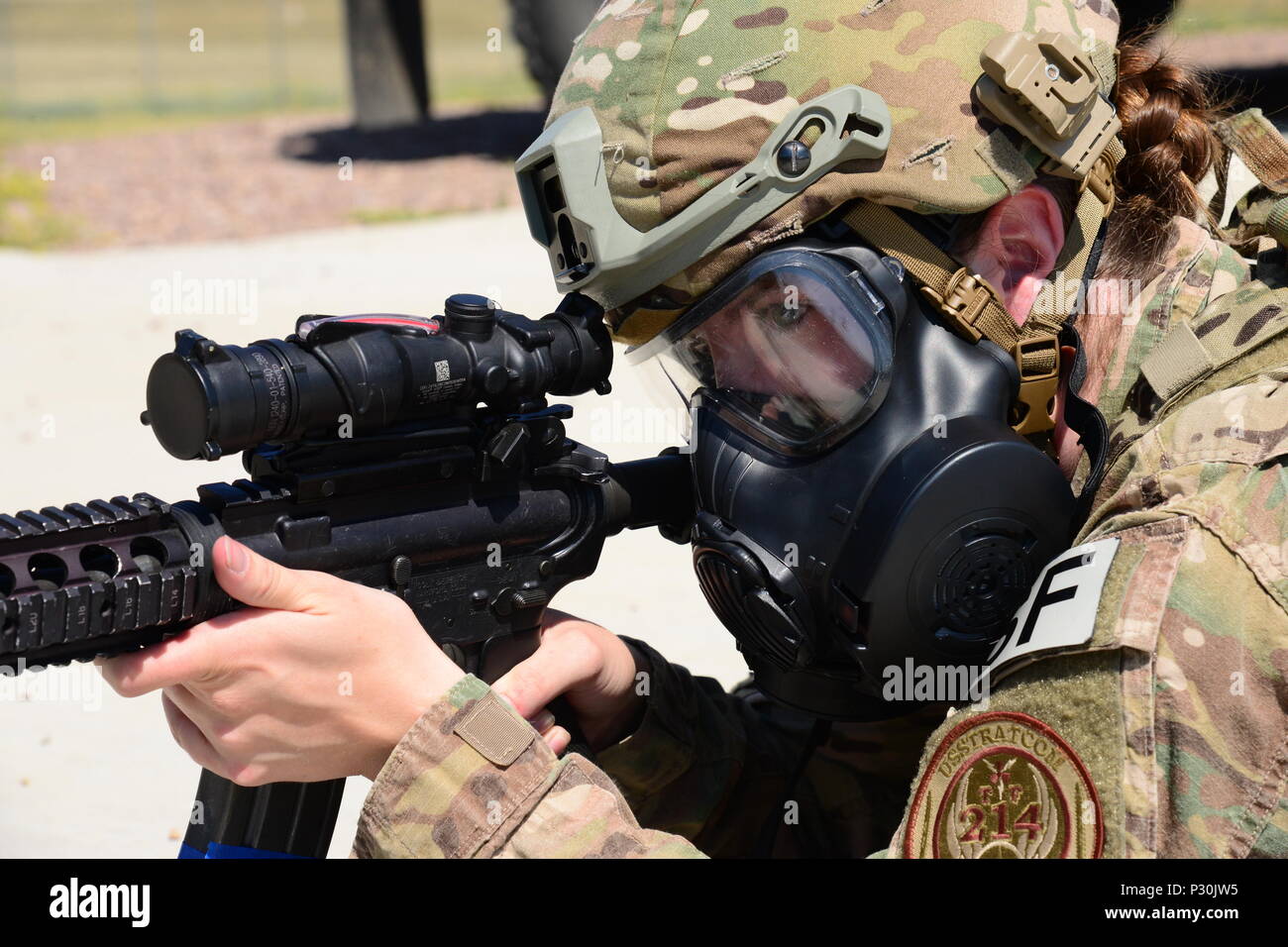 An Airman assigned to the 341st Missile Security Forces Squadron ...