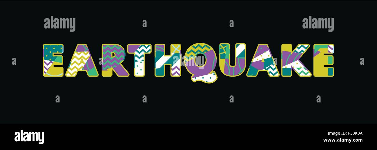 Earthquake Word Letterpress High Resolution Stock Photography and ...