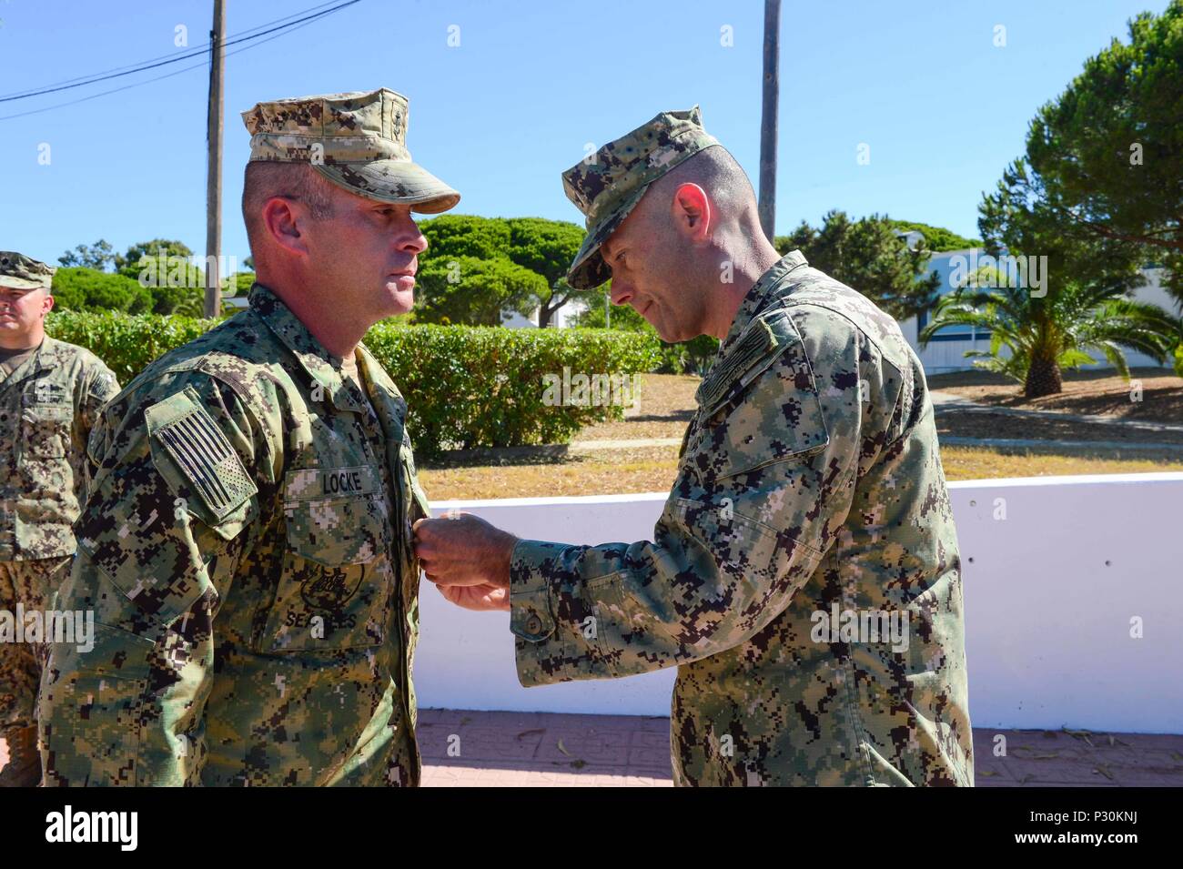 160805-N-YM856-108 ROTA, Spain (Aug. 5, 2016) Chief Builder Christopher ...