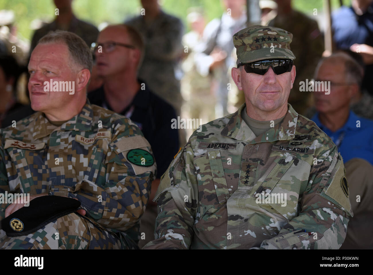 Lt. Gen. Raimonds Graube, chief of defense of the Republic of Latvia ...