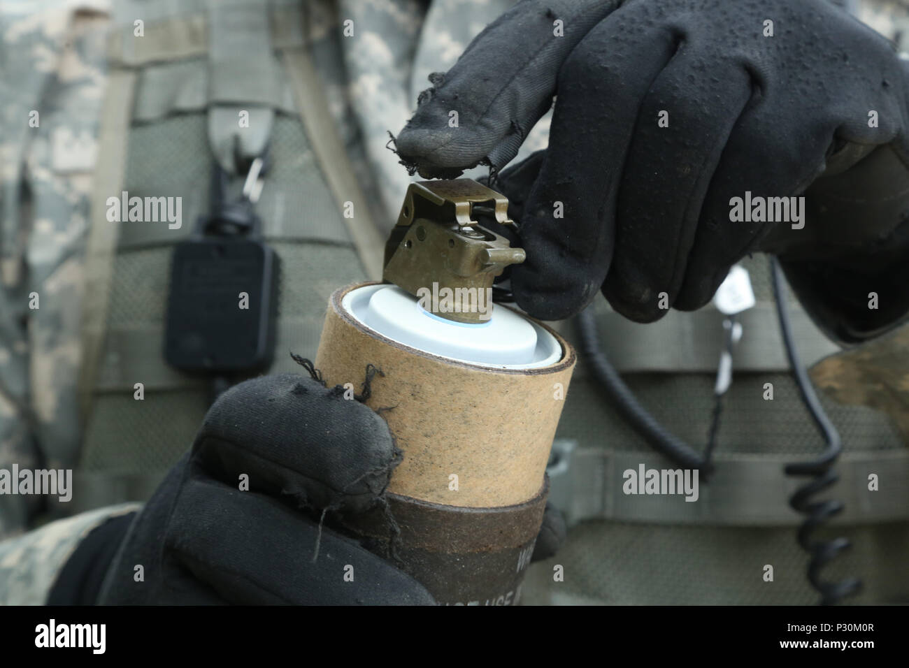 Pulling pin from grenade hi-res stock photography and images - Alamy