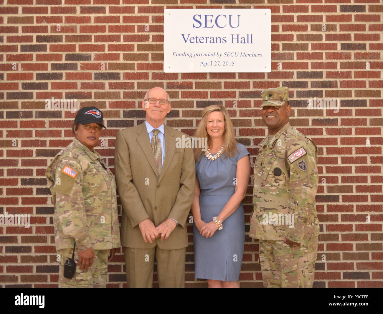 NEW LONDON, N.C. – Tarheel Challenge Academy Staff and members of the ...
