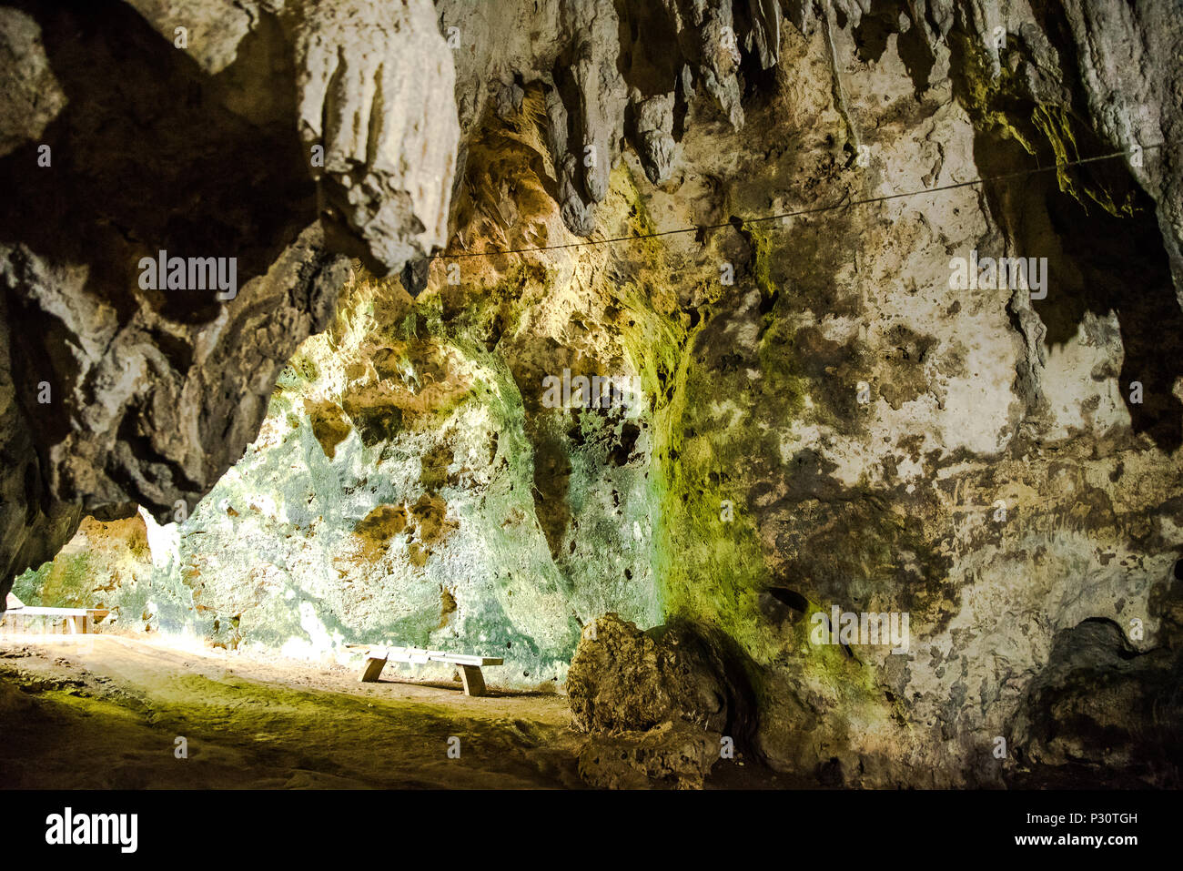 Hoyop Hoyoan Cave, Camalig, Albay Stock Photo - Alamy