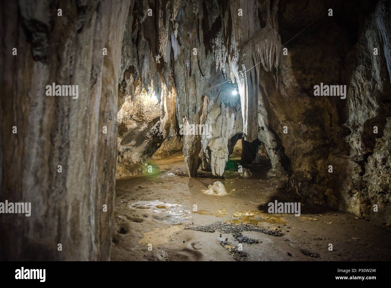 Hoyop Hoyoan Cave, Camalig, Albay Stock Photo - Alamy