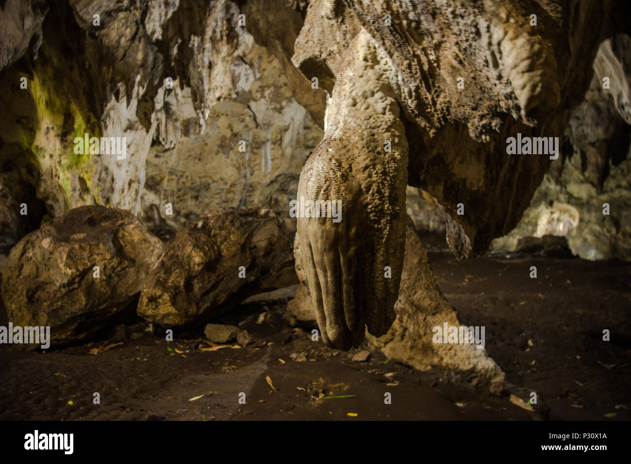 Hoyop Hoyoan Cave, Camalig, Albay Stock Photo - Alamy