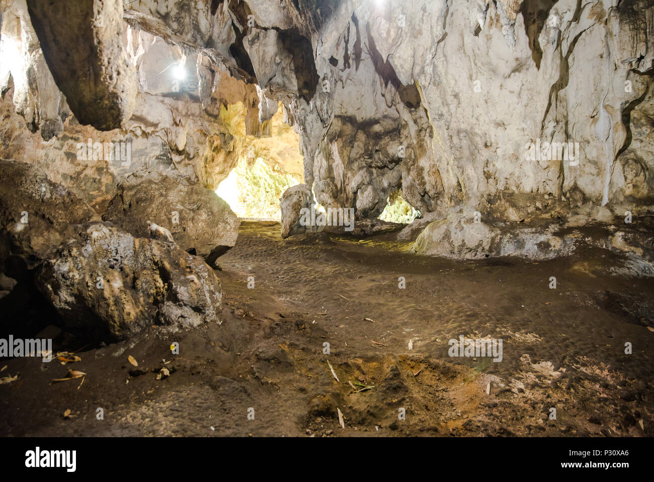 Hoyop Hoyoan Cave, Camalig, Albay Stock Photo - Alamy