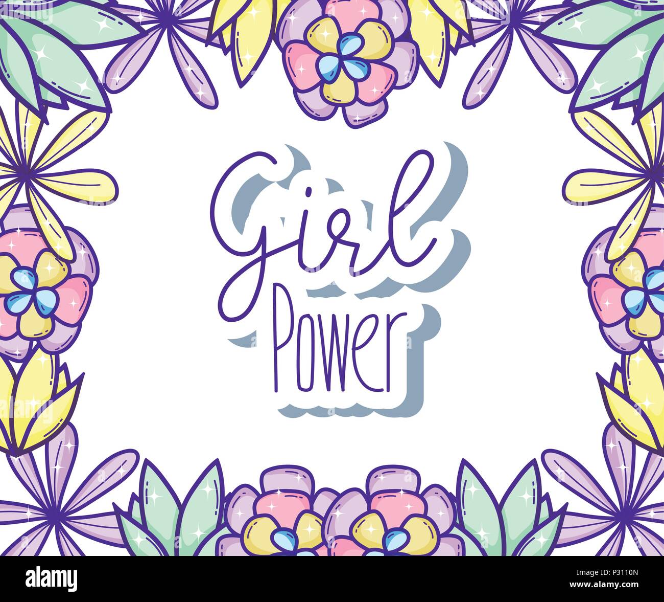 Cute simple frame can Stock Vector Images - Alamy