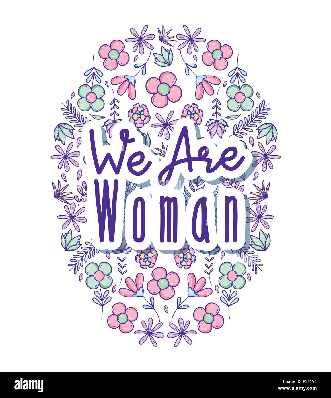 Woman beauty design can Cut Out Stock Images & Pictures - Alamy