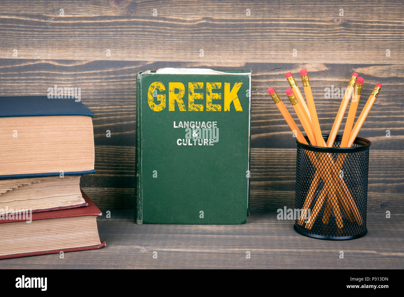 Greek language and culture concept Stock Photo - Alamy