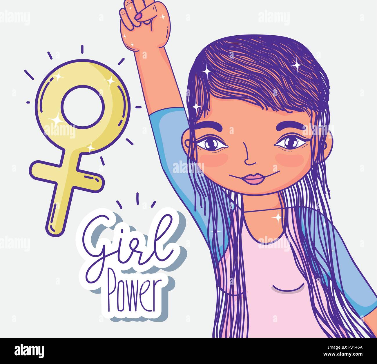 Female power freedom success Stock Vector Images - Alamy