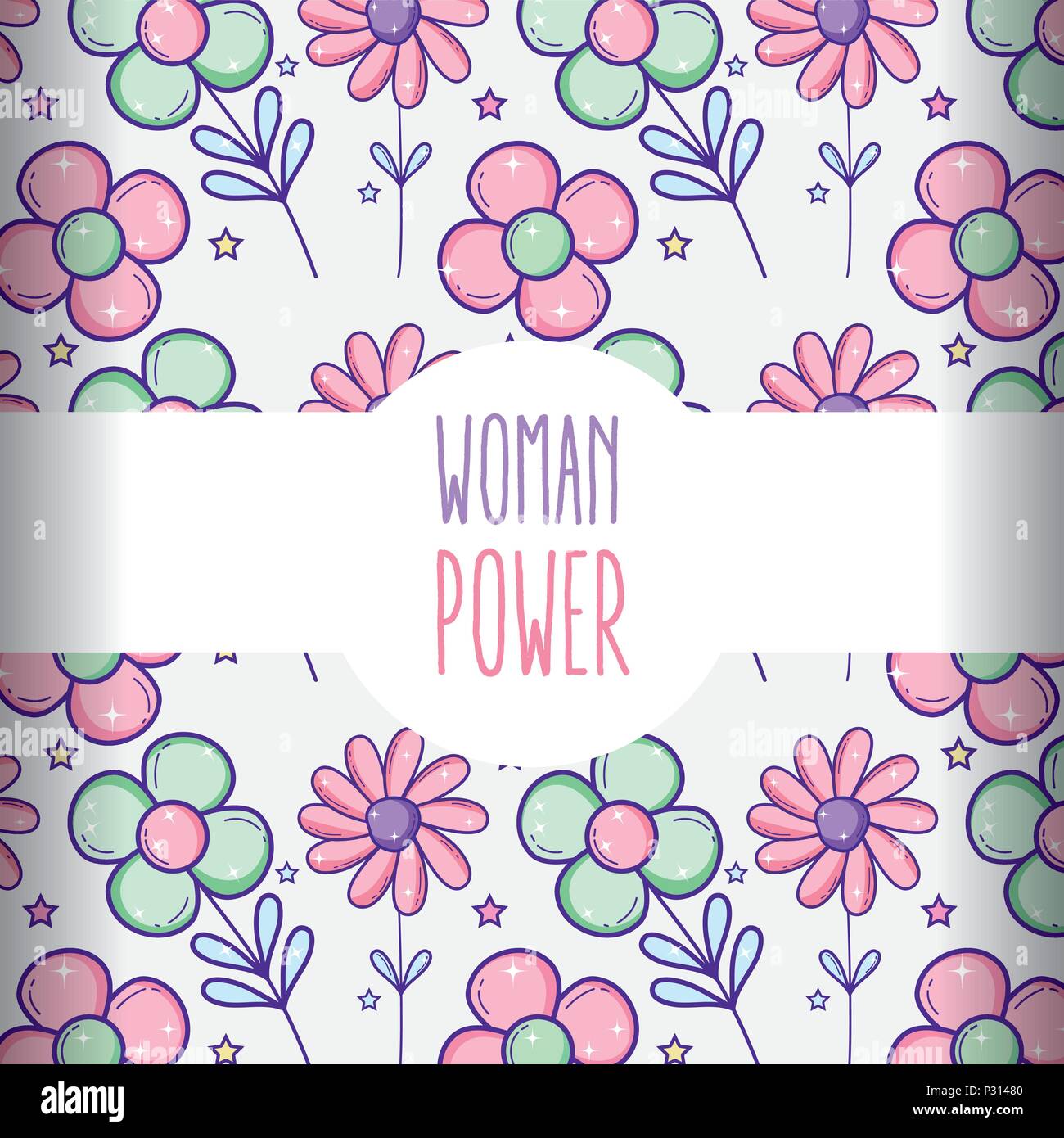 Pop Art Woman Strong Stock Vector Images - Alamy