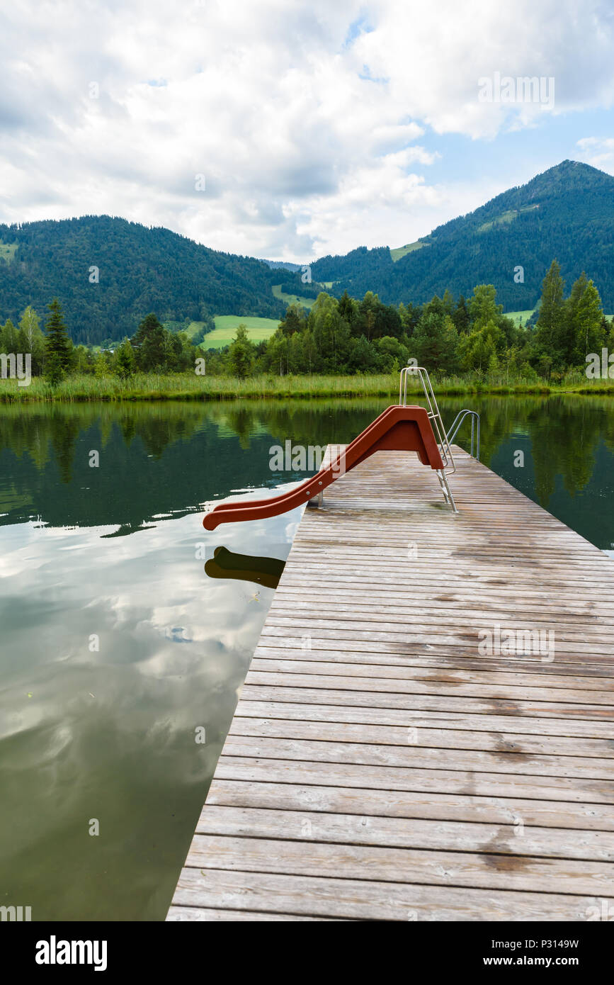 View to lake walchsee hi-res stock photography and images - Alamy