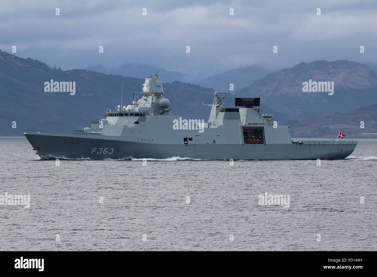 KDM Niels Juel (F363), an Iver Huitfeldt-class frigate operated by the ...
