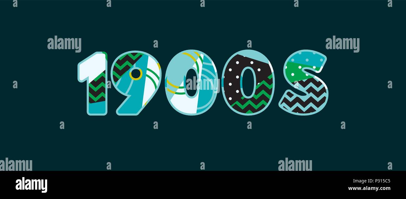 1900s decade Stock Vector Images - Alamy