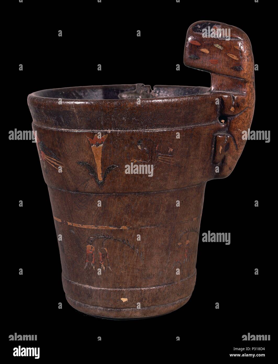 KERO INCA - VASO CEREMONIAL - MADERA - FECHADO ENTRE 1551 Y 1750 ...