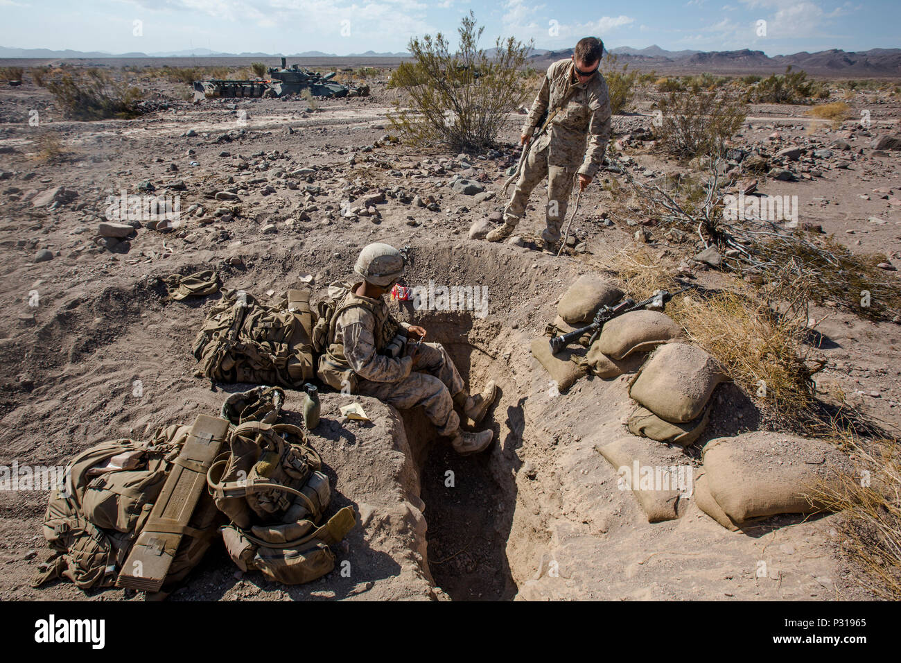 Marine Corps Infantry In Combat