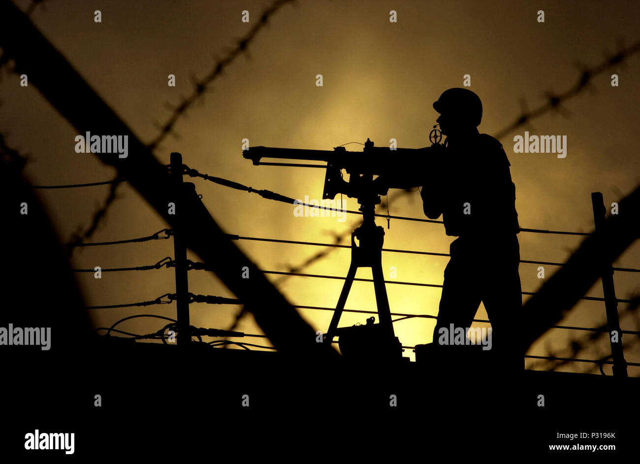 American flag machine gun hi-res stock photography and images - Alamy