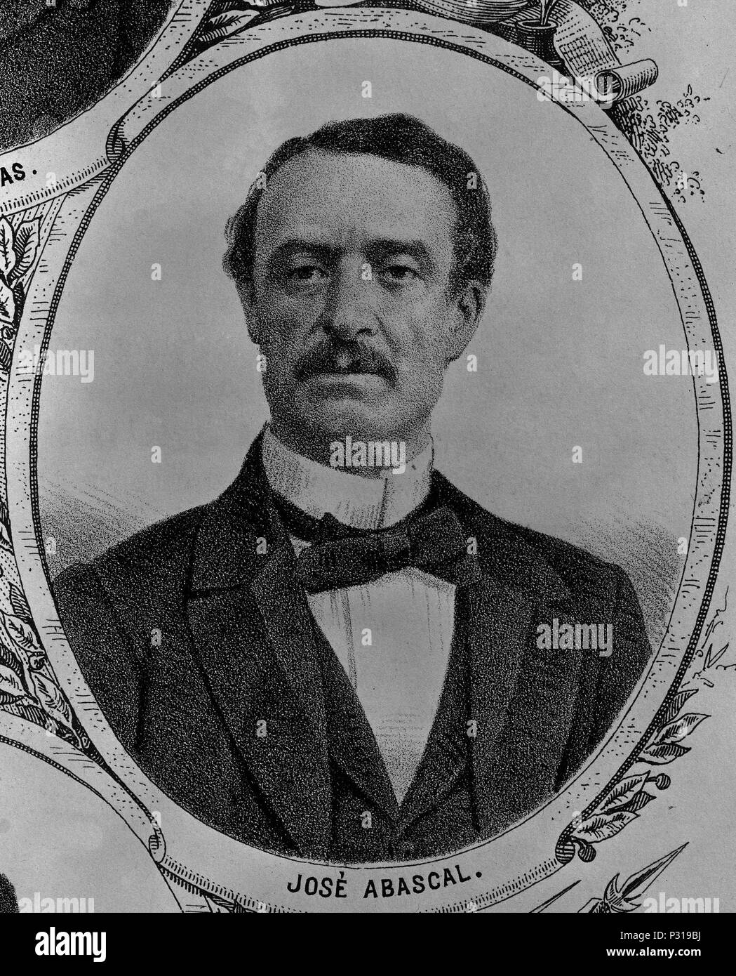 JOSE ABASCAL 1841-1910. Location: BIBLIOTECA NACIONAL-COLECCION, MADRID ...