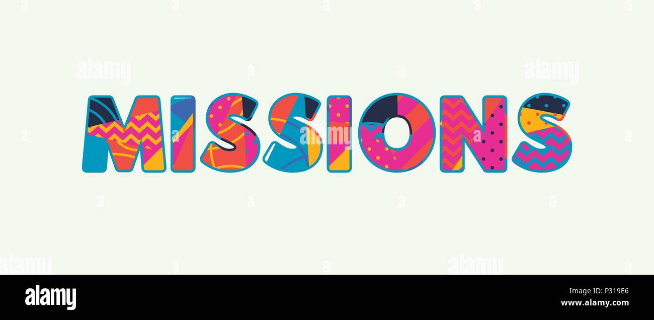 The word " " concept written in colorful abstract typography. Vector ...