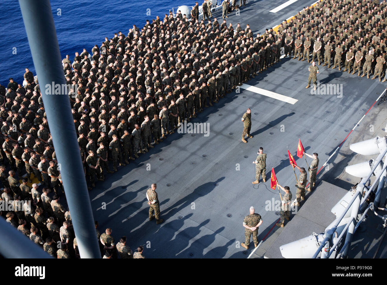 ABOARD USS BONHOMME RICHARD (LHD-6), At Sea (Aug. 22, 2016) - U.S ...