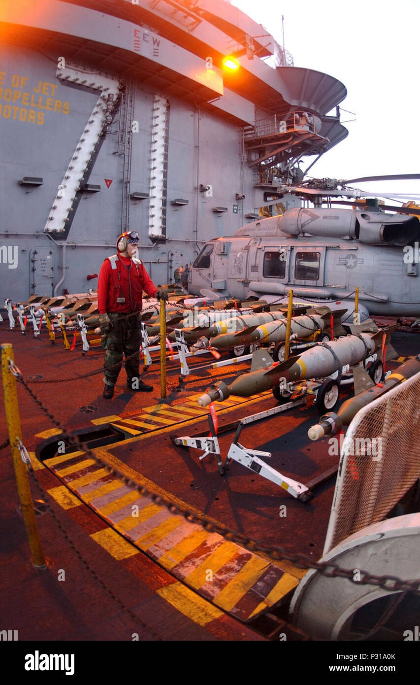 sea aboard USS Theodore Roosevelt (Oct. 29, 2001) Ð An Aviation ...