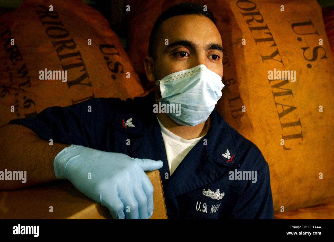 sea aboard USS Carl Vinson (Nov. 3, 2001) Ð Stock Photo - Alamy