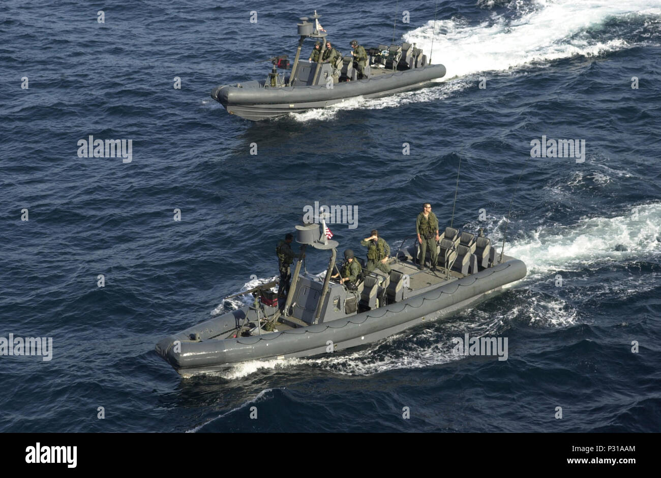 Arabian Sea (Dec. 15, 2001) Ð During an interdiction operations ...