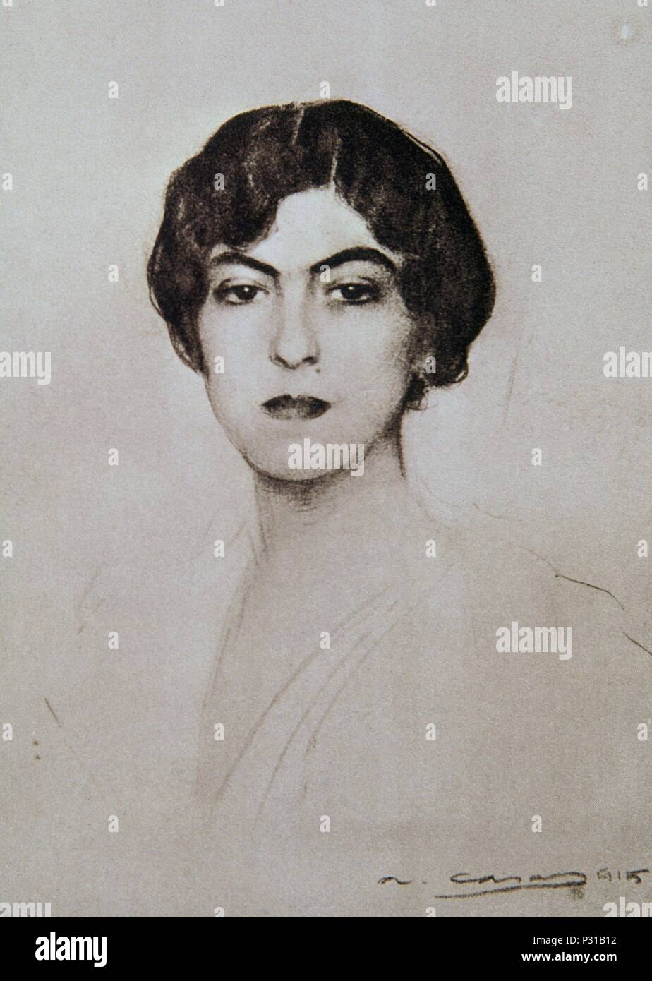 MARIA BARRIENTOS (1884-1946) SOPRANO ESPAÑOLA. Location: BIBLIOTECA ...