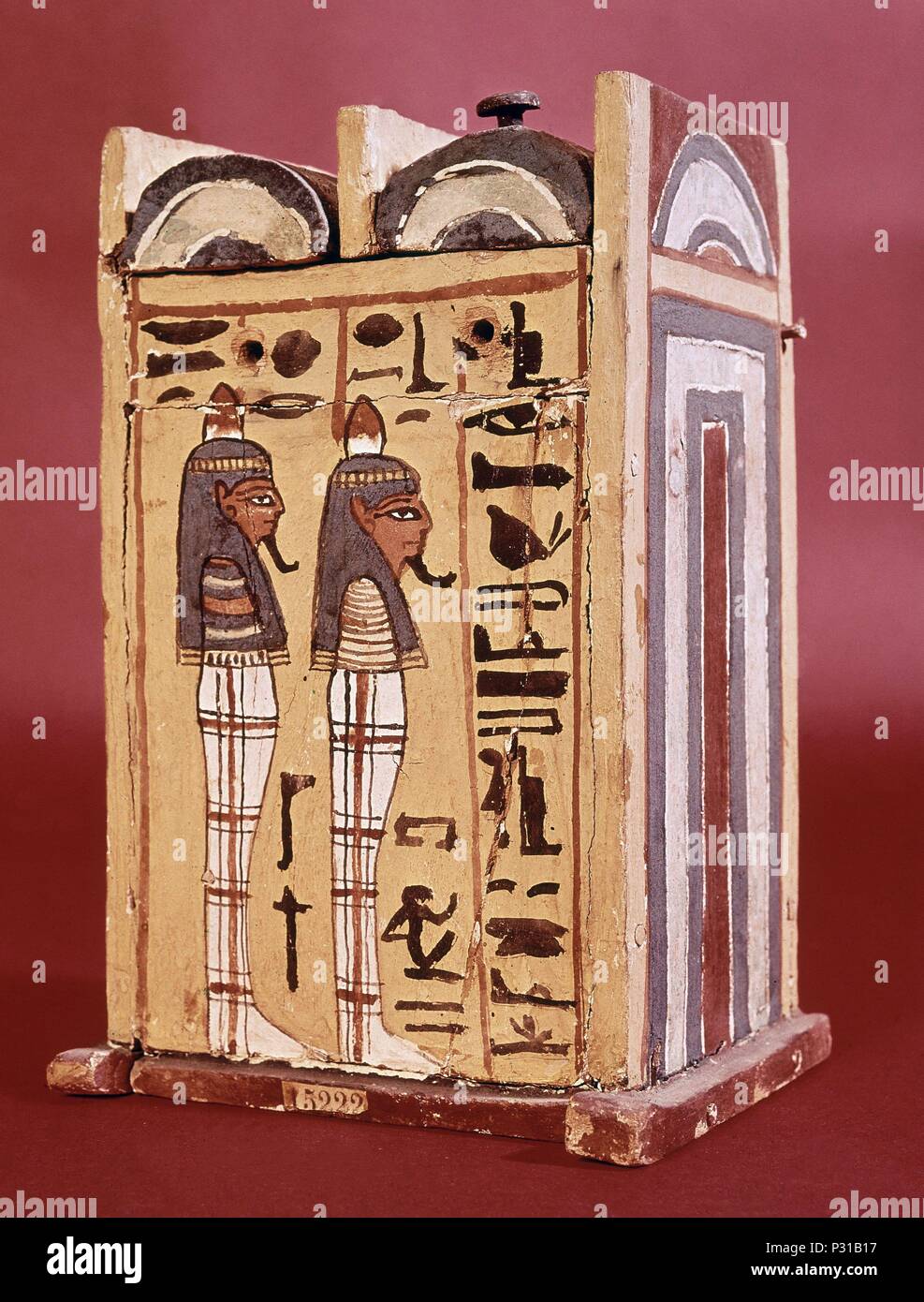 CAJA DE USHEBTIS DE JABEJENT, SERVIDOR EN LA ESTANCIA DE LA VERDAD ...